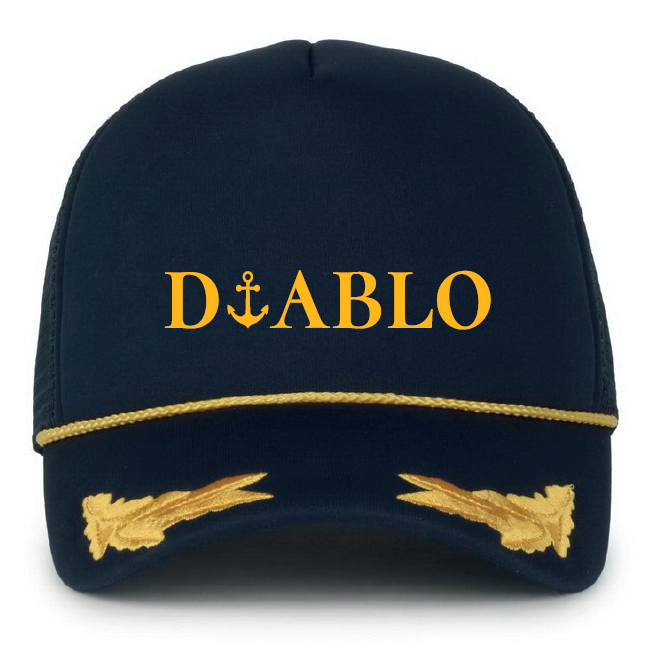 DIABLO - CAPTAINS HAT - LIMITED AVAILABILITY – BlueAquaGear